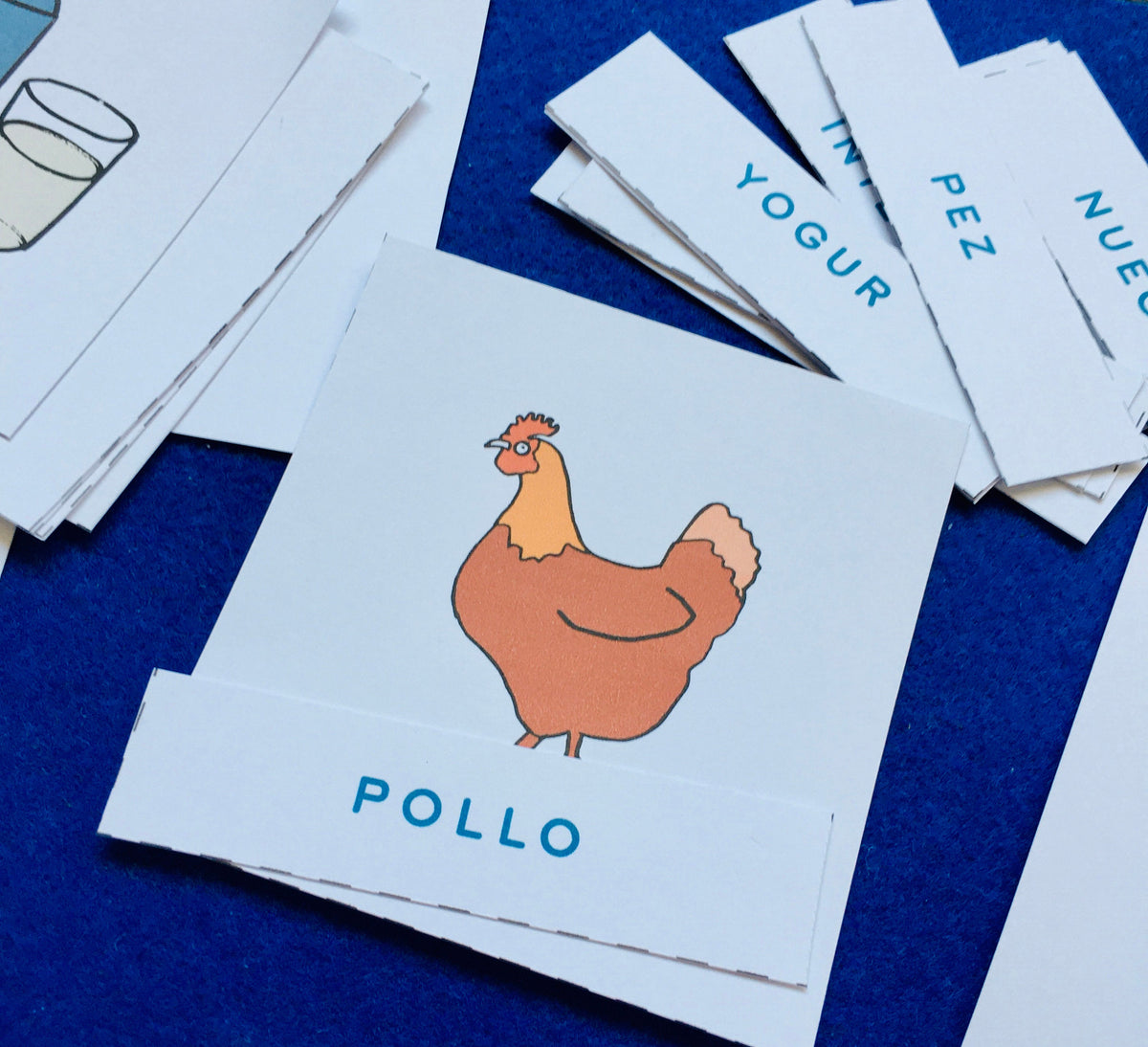 Spanish English Nutrition Homeschool | Home education Montessori print ...