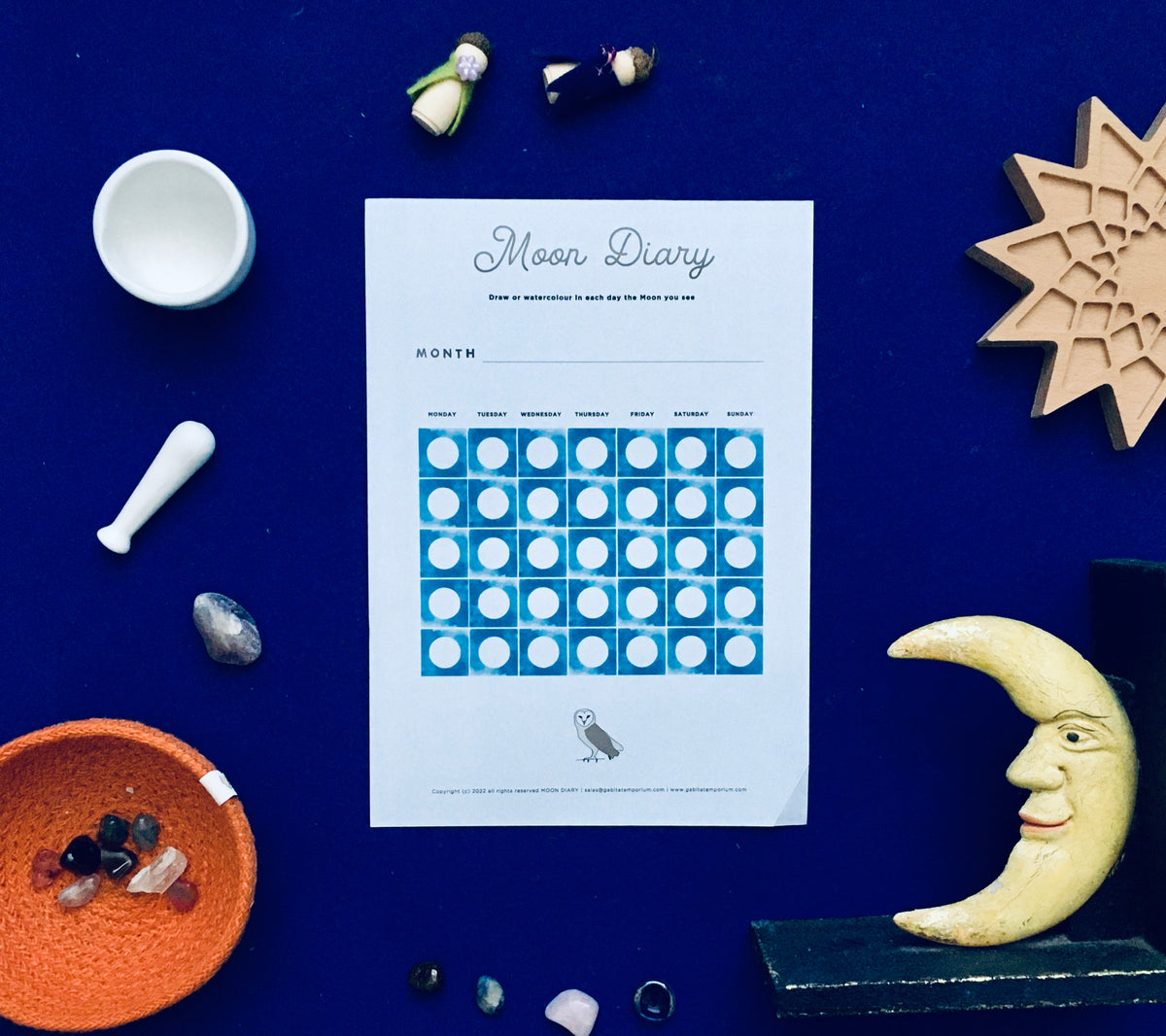 Moon Diary | Moon Phases – GABITAT EMPORIUM